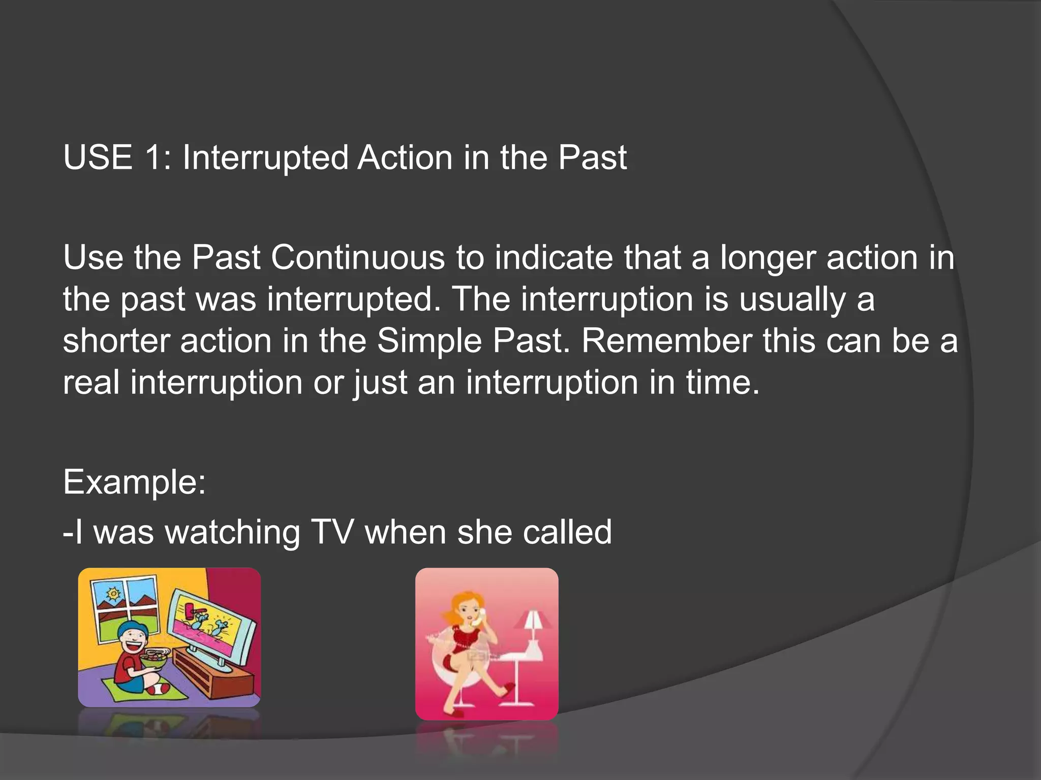 Past continuous presentation | PPTX