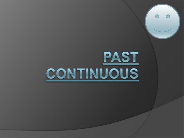 Past continuous presentation | PPTX
