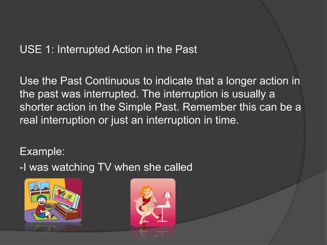 Past continuous presentation | PPTX