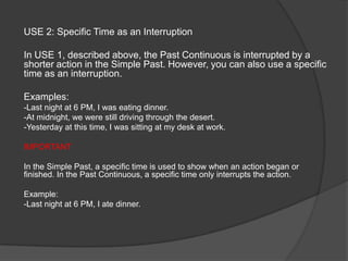 Past continuous presentation | PPTX