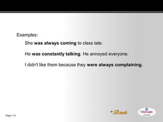 Pastcontinuous revised | PPT