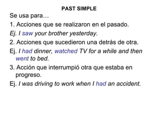 Degenerar legal Hazme uso del past simple Fuera Fácil de comprender ...