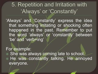 Past continuous tense | PPT