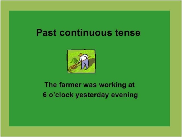 Past continuous tense | PPT