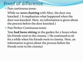 Past continuous tense | PPTX