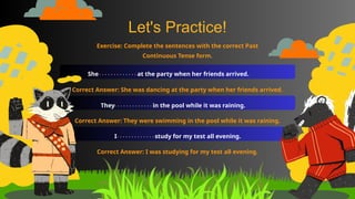 Past Continuous Tense and continuos tens | PPTX