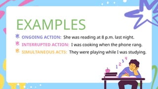 Past Continuous Tense Presentation in Blue Green Cute Style.pptx