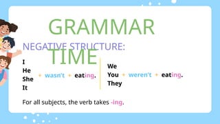 Past Continuous Tense Presentation in Blue Green Cute Style.pptx