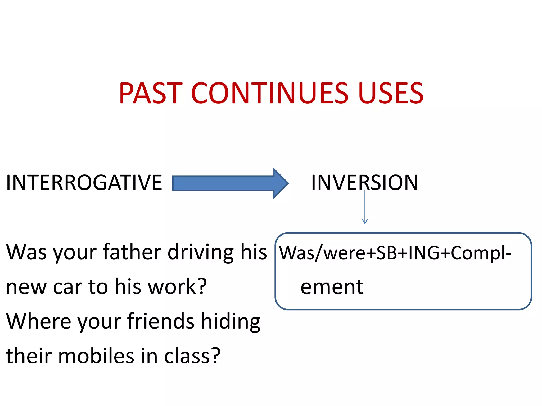 Past continuous vs past simple | PPT