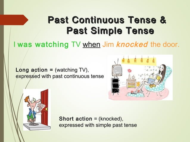Past continuous (when & while) | PPT