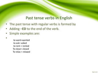 Past ed endings pronunciation | PPTX