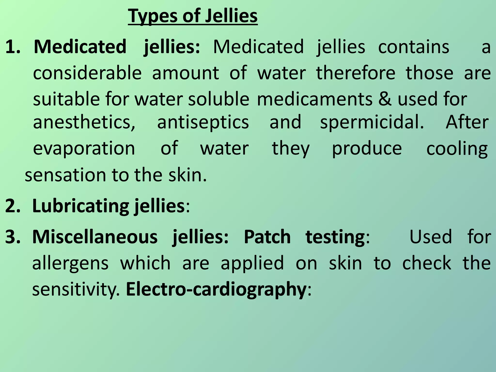 Semisolid dosage forms: Paste and Jellies | PDF
