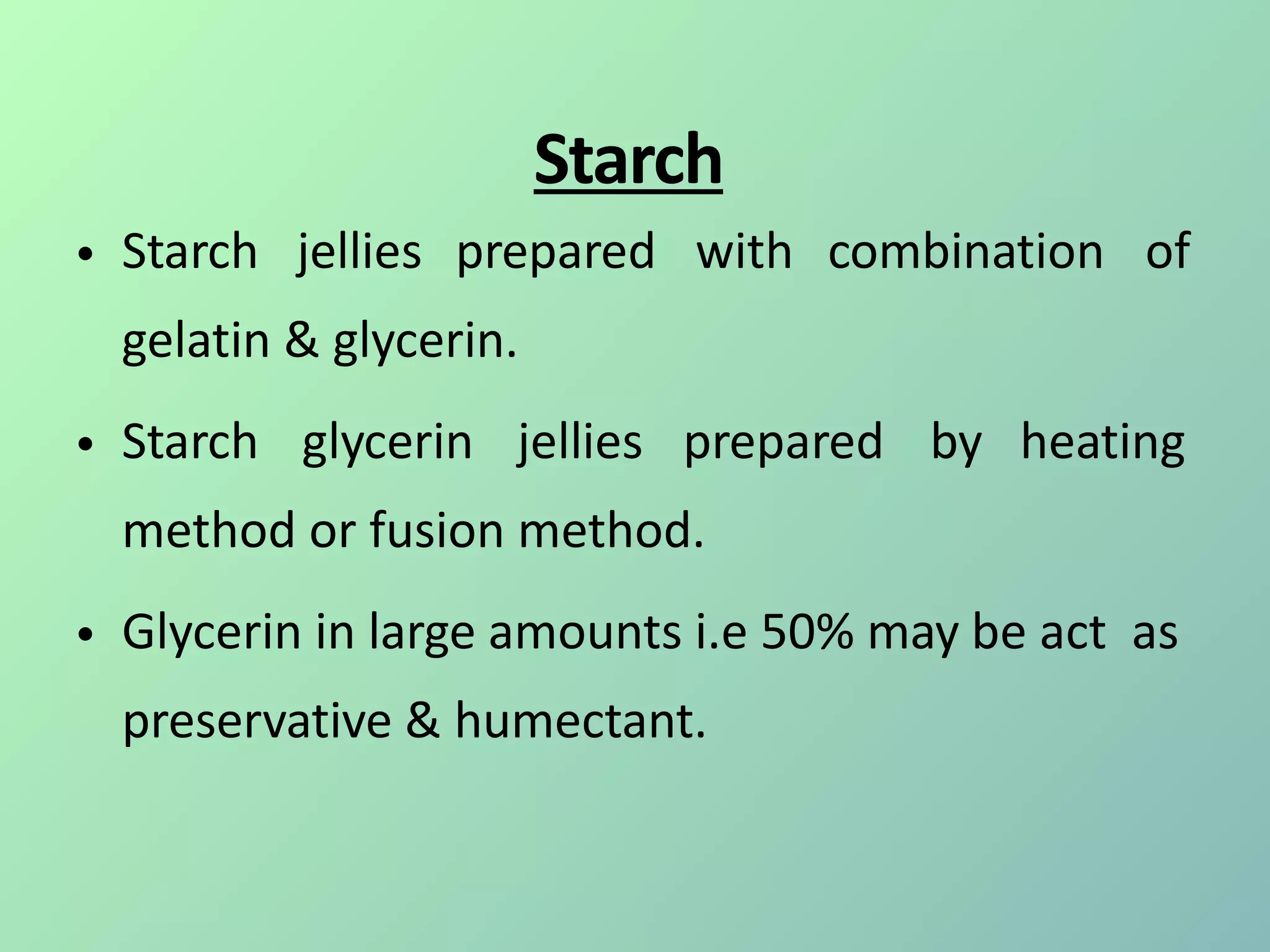 Semisolid dosage forms: Paste and Jellies | PDF