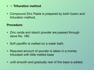 Semisolid dosage forms: Paste and Jellies | PDF