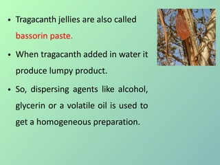 Semisolid dosage forms: Paste and Jellies | PDF