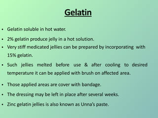 Semisolid dosage forms: Paste and Jellies | PDF