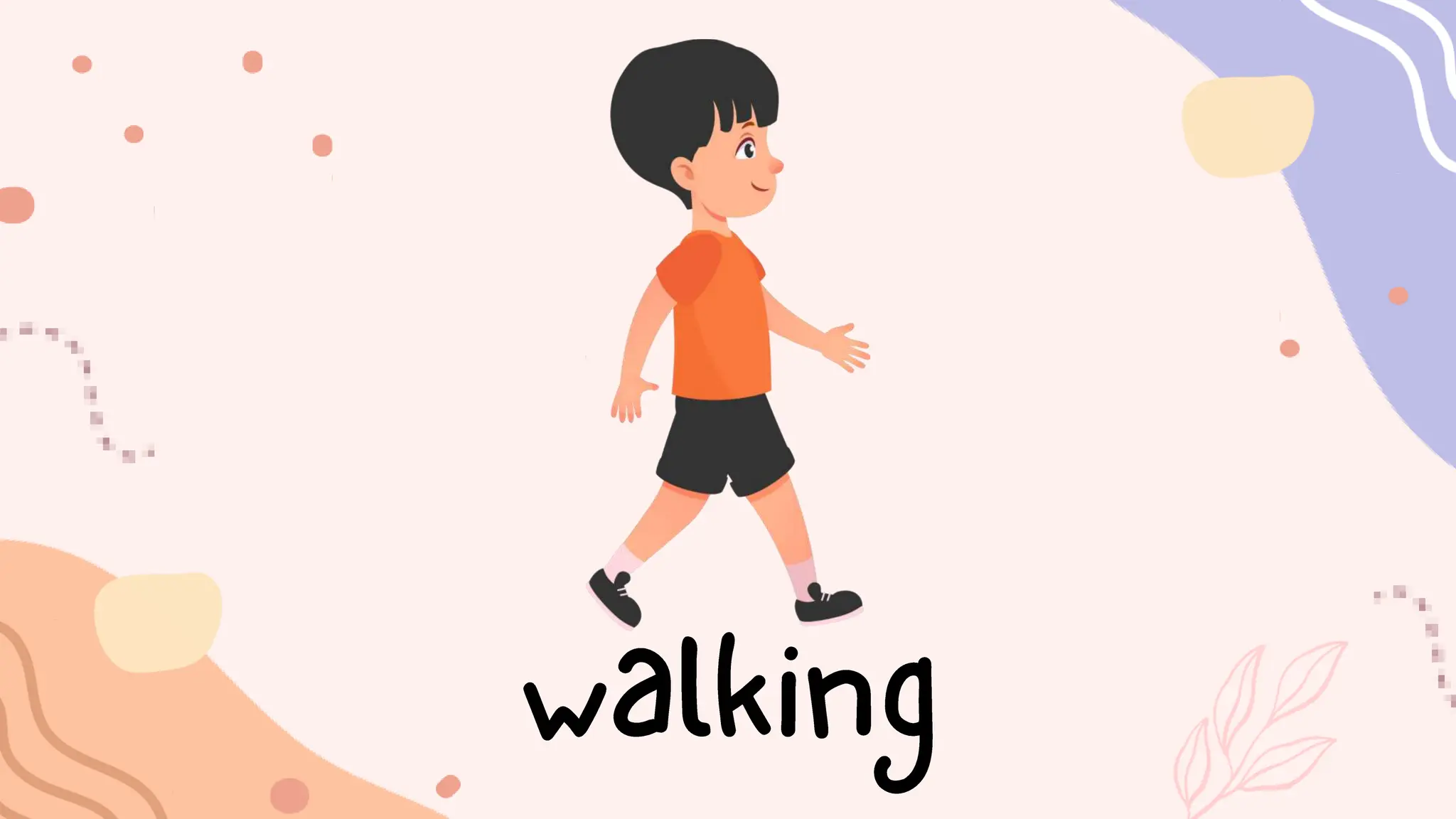 CVC English Action words for toddler and primary | PPTX