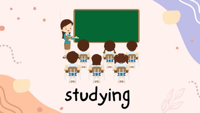 CVC English Action words for toddler and primary | PPTX