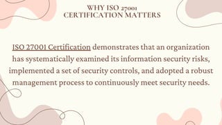 Unlocking Information Security Excellence: ISO 27001 Certification Course and Training Guide | PDF