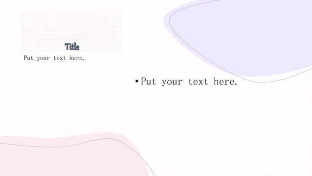 Pastel flower slide template | PPT