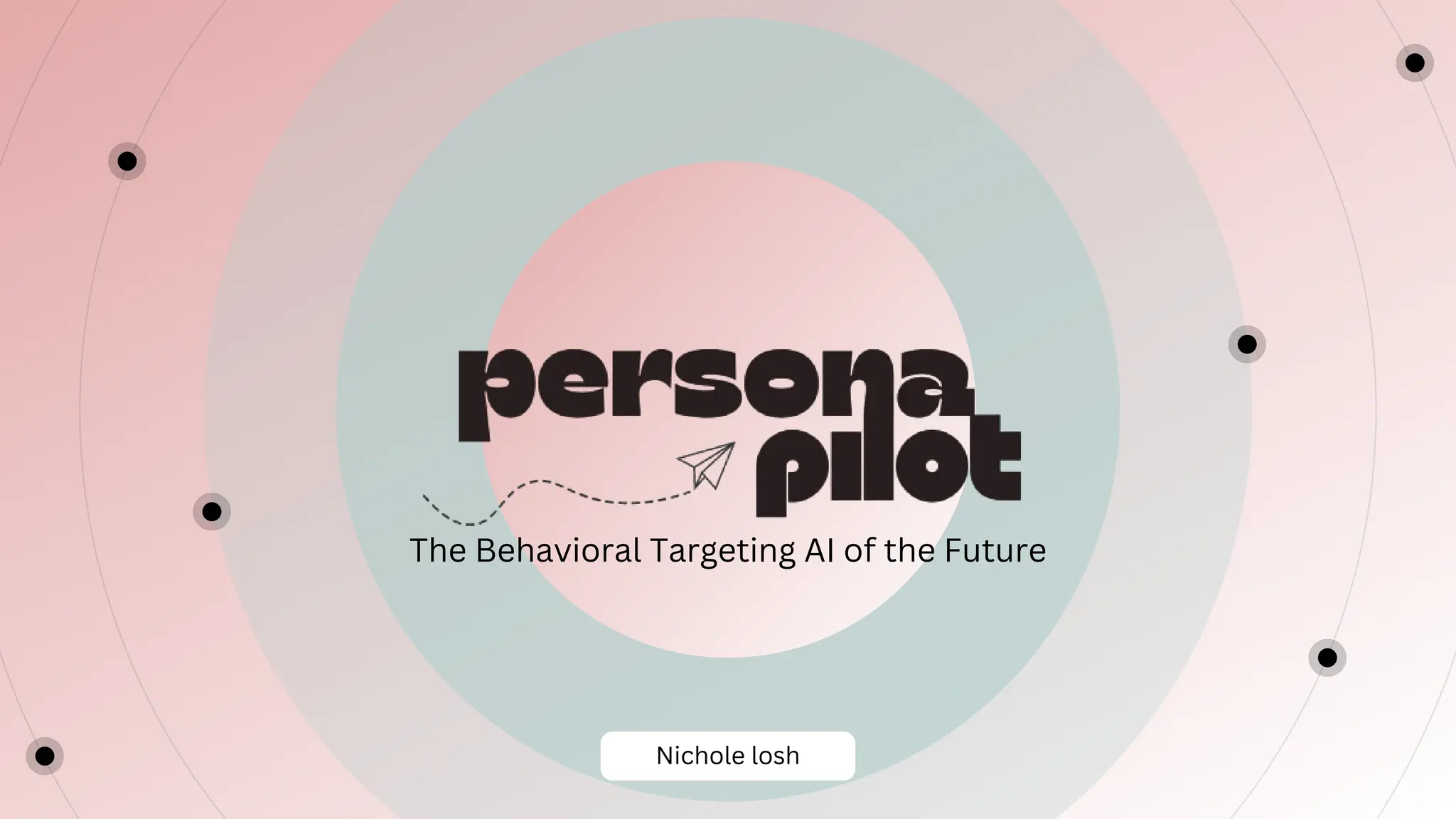 Persona Pilot: Behavioral Targeting of the Future | PPT