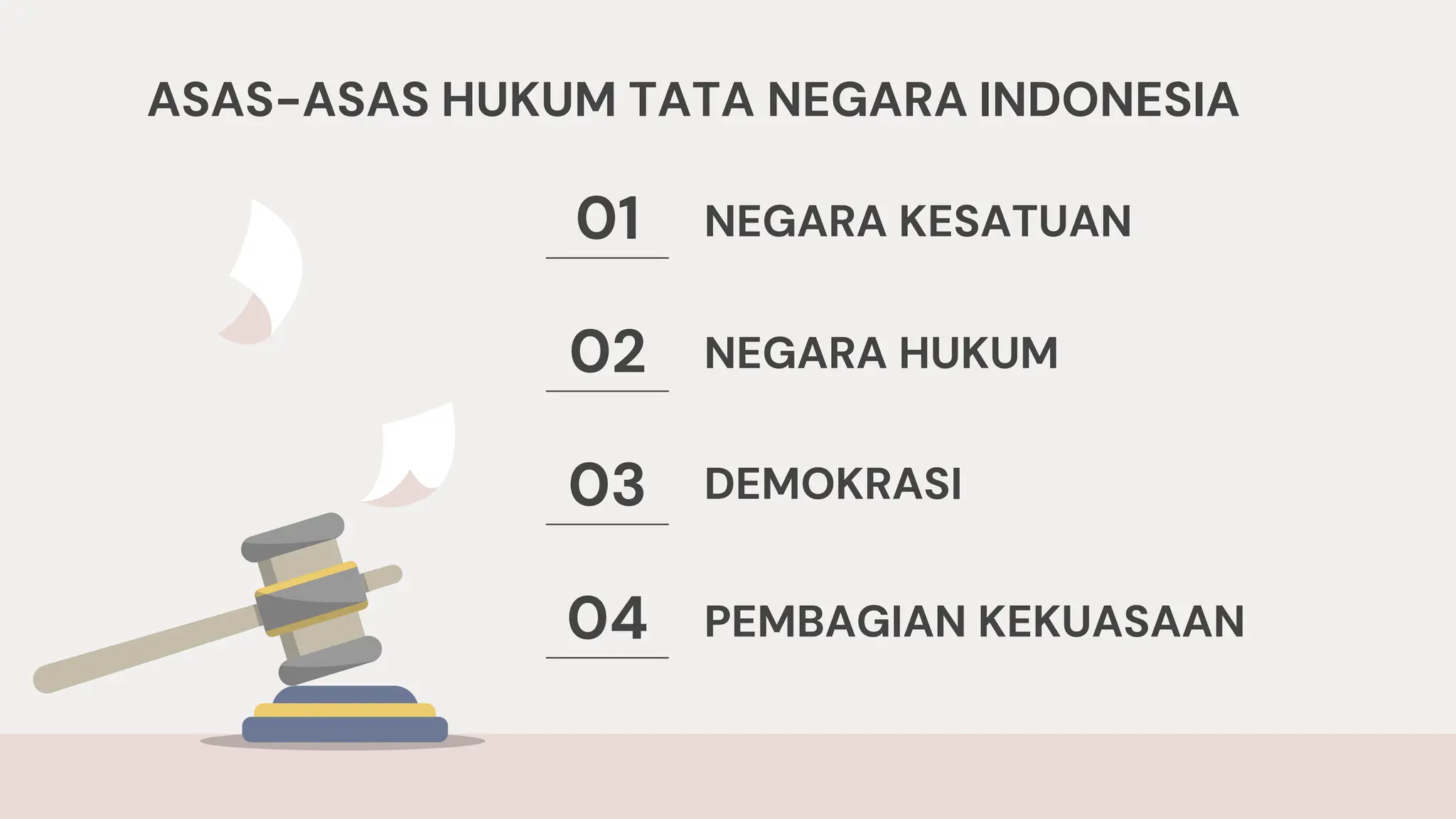 mata kuliah hukum tata negara asas asas hukum tata negara indonesia | PPTX
