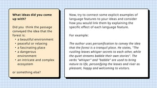 Pastel Lined English Language Features Analysis Close Reading Activity Presentation.pptx