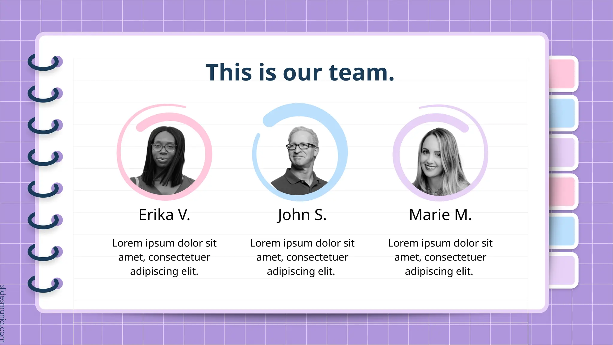 Pastel Notebook - PPt slides editable ey | PPTX