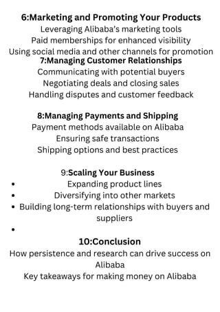 How to Earn Money form Alibaba .com App D | PDF