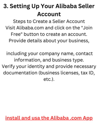 How to Earn Money form Alibaba .com App D | PDF