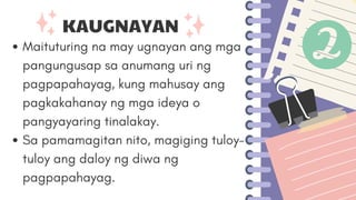 pagbasa module 6 mabisang paraan ng pagpapahayag | PDF