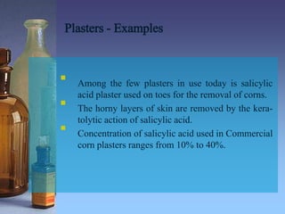 Pastes, plasters and glycerogelatins | PPTX