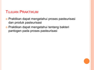 Pasteurisasi uploud | PPTX