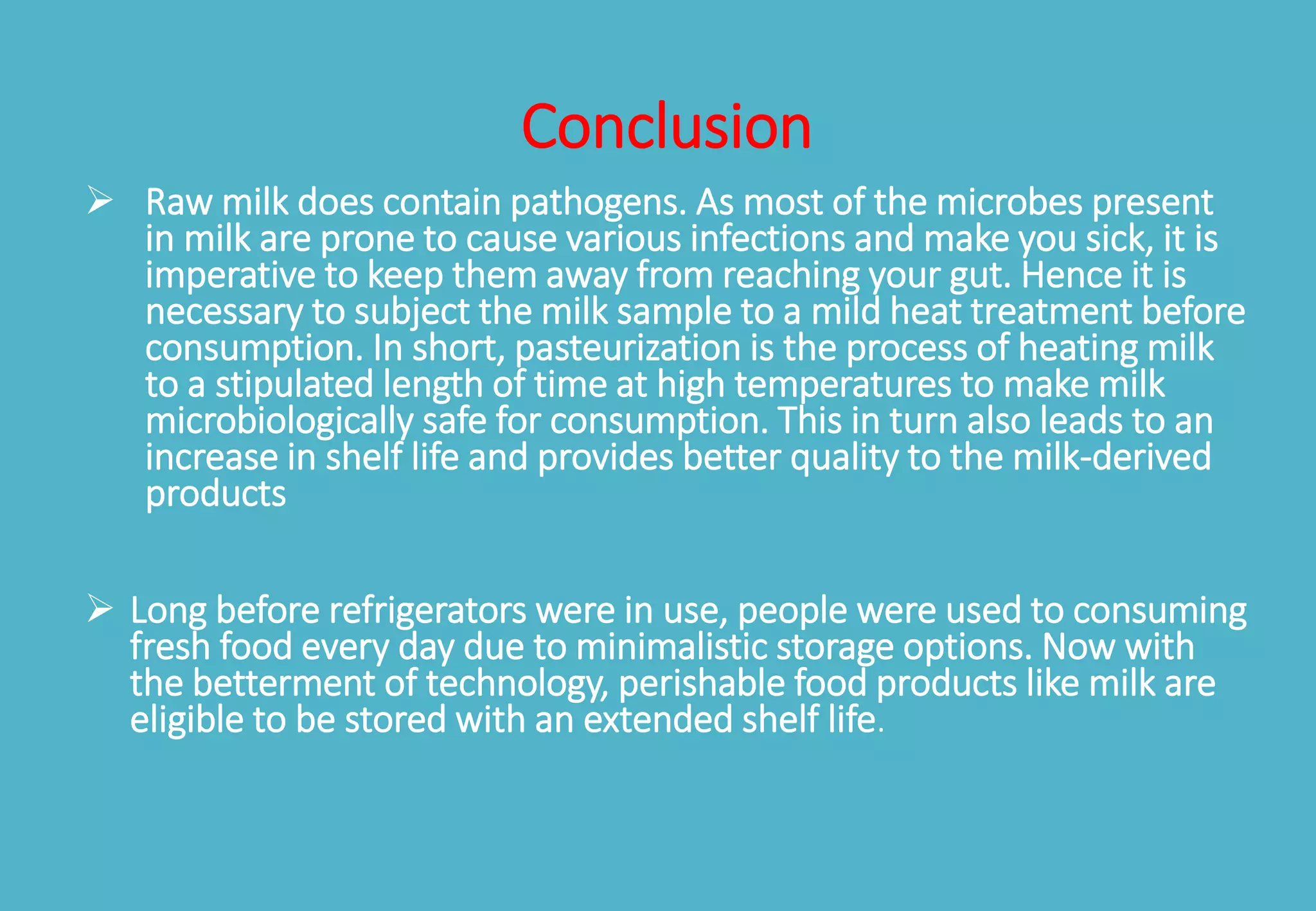PASTEURISATION | PPTX