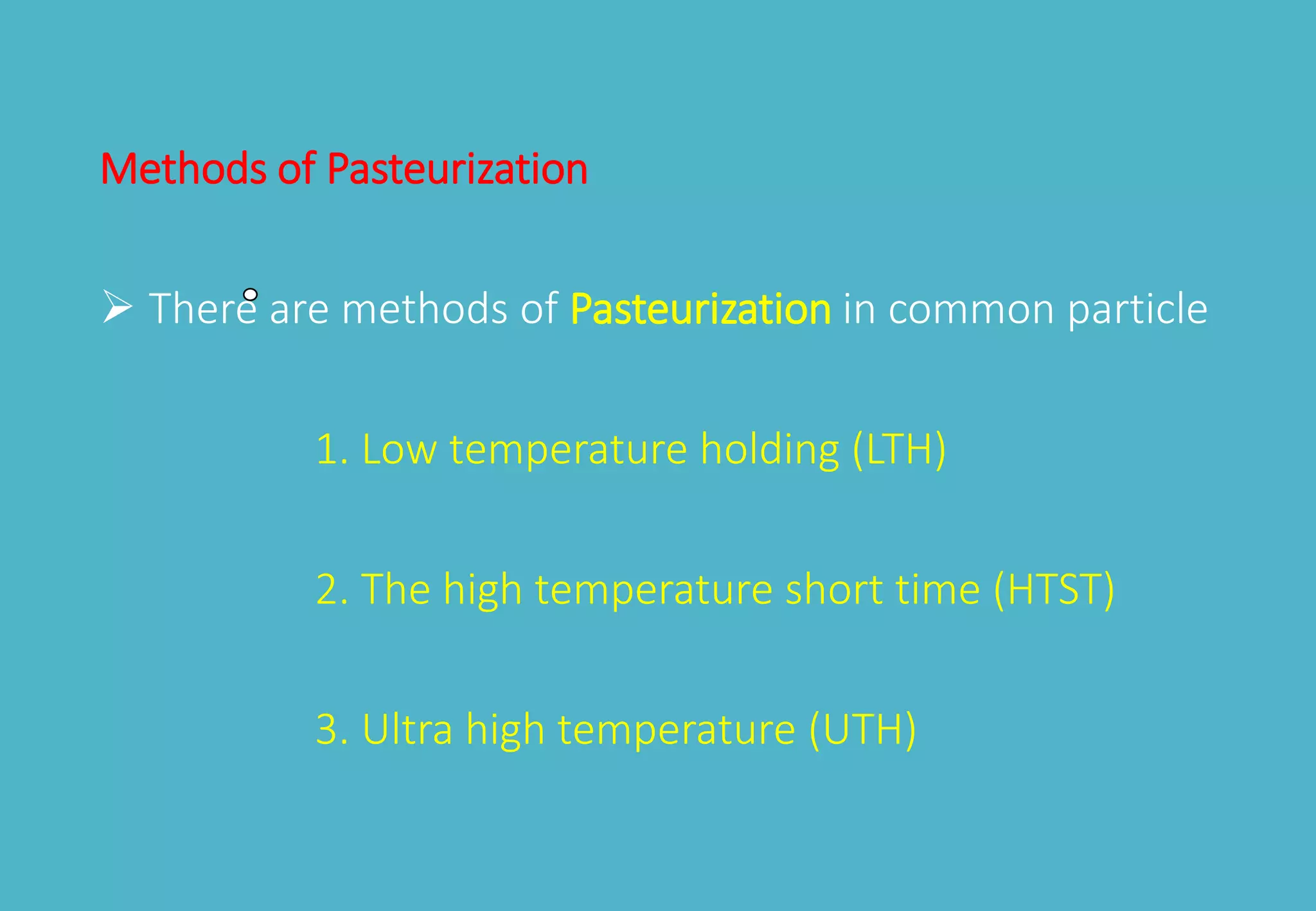PASTEURISATION | PPTX