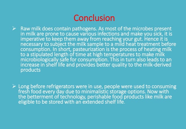 PASTEURISATION | PPTX | Chemistry | Science