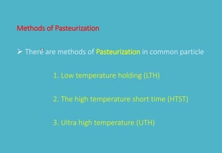 PASTEURISATION | PPTX