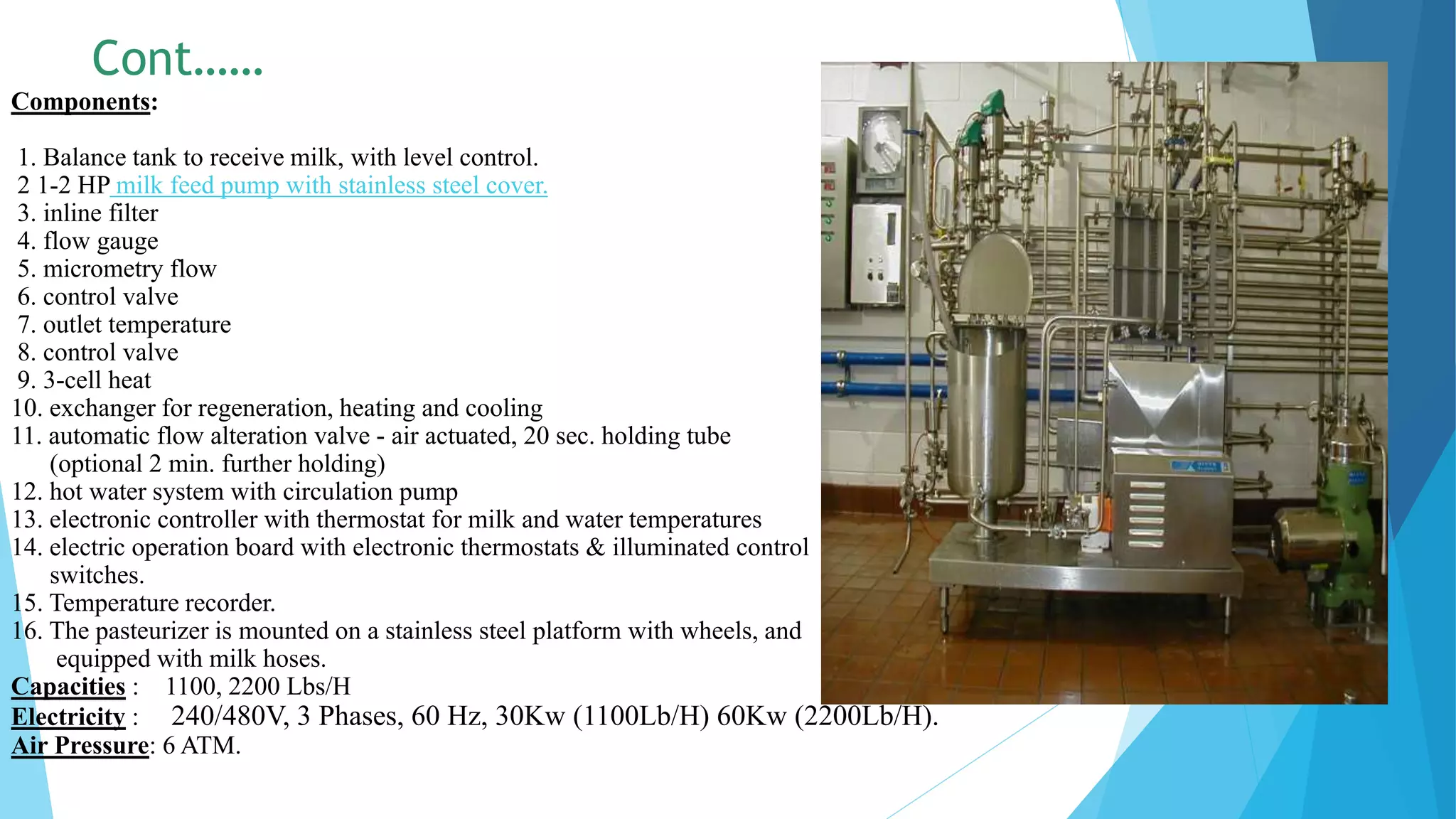 Pasteurisation of food product | PPTX
