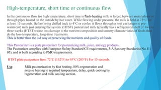 Pasteurisation of food product | PPTX