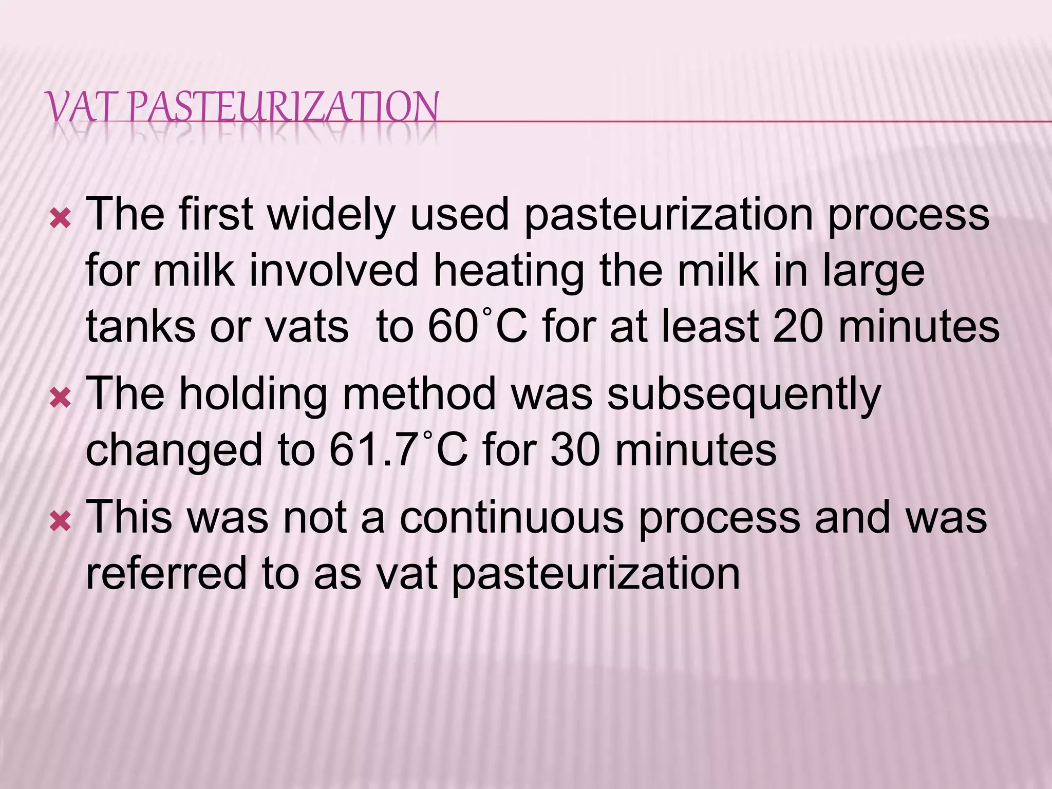 Pasteurization- Nimisha Kaikkolante | PPTX