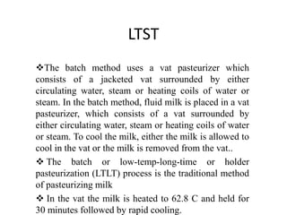 Pasteurization of various food products | PPTX