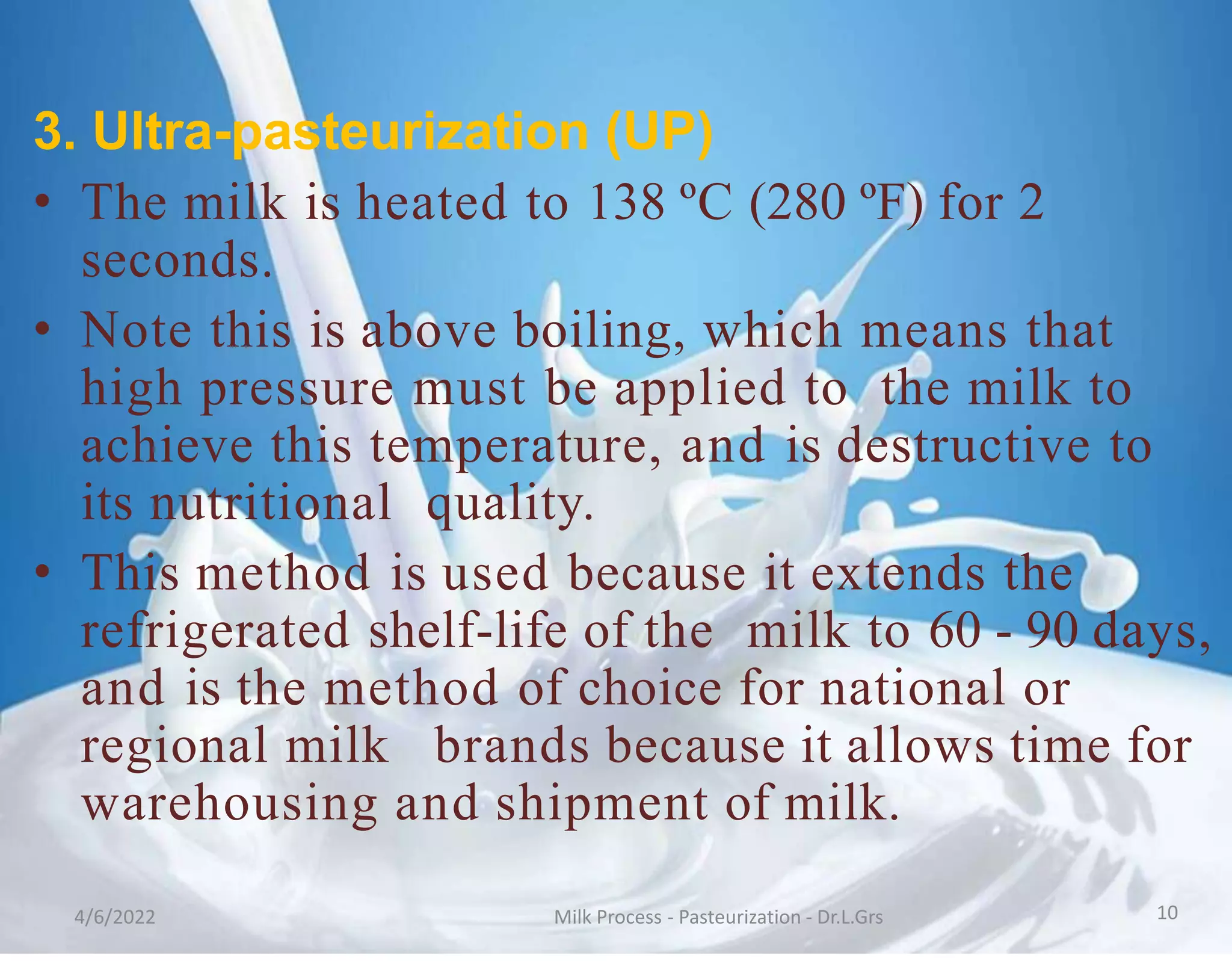 Pasteurization | PPTX