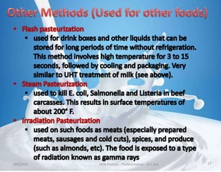 Pasteurization | PPTX