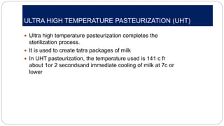 PASTEURIZATION of milk defintion and itd properties | PPTX