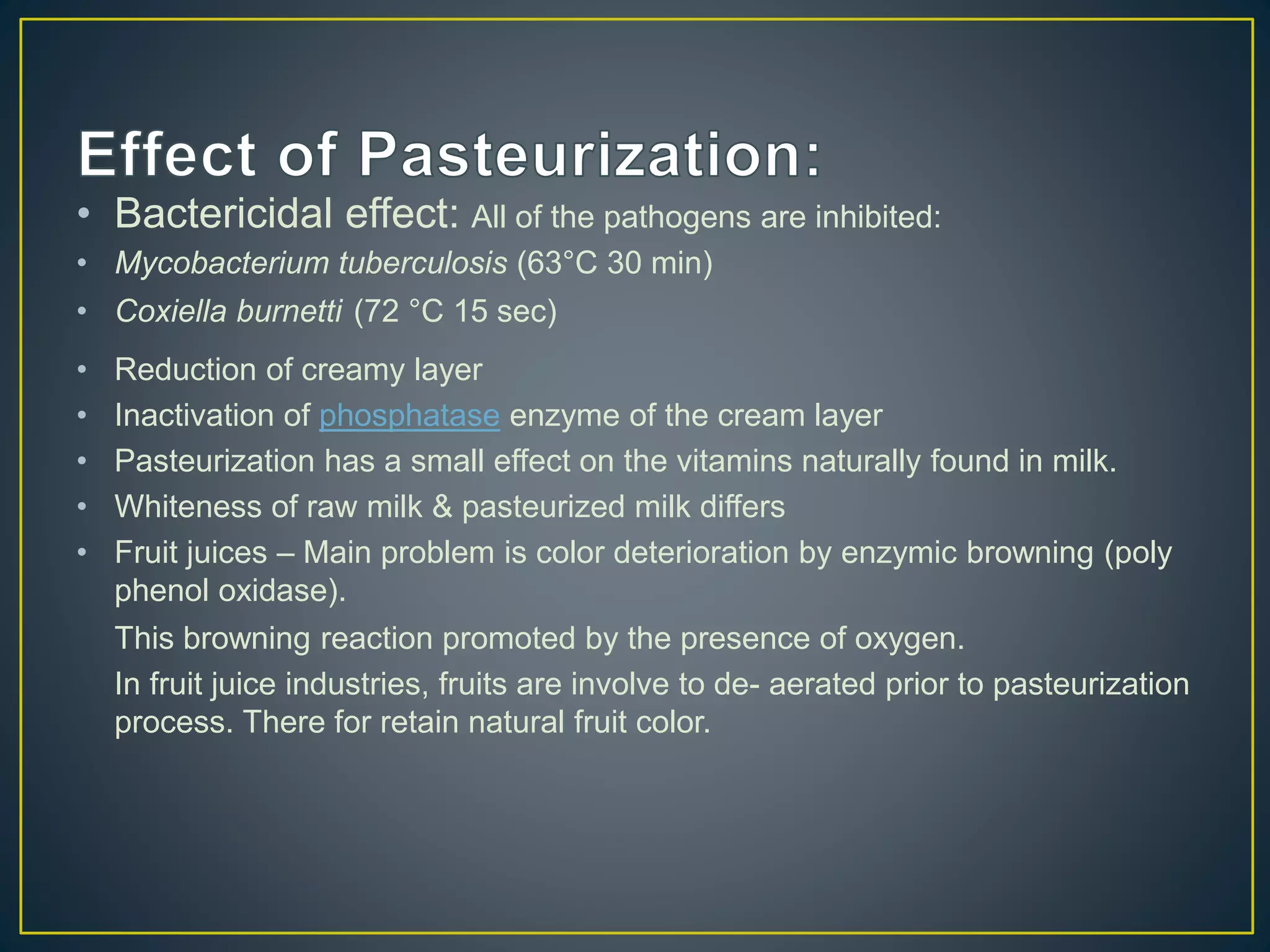 Dairy Pasteurization Process | PPTX