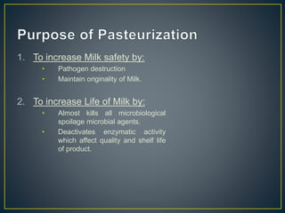 Dairy Pasteurization Process | PPTX