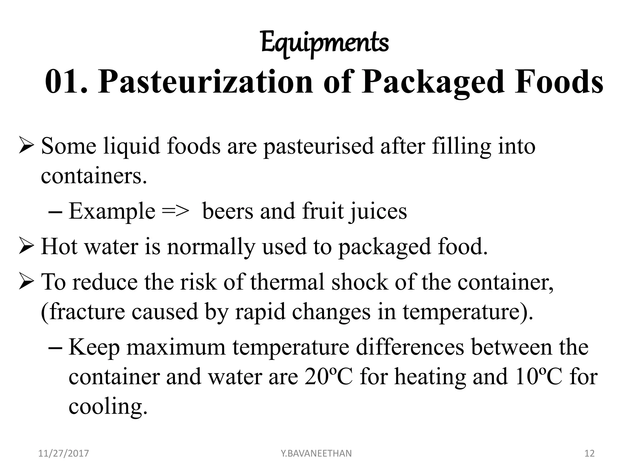 Pasteurization | PPTX
