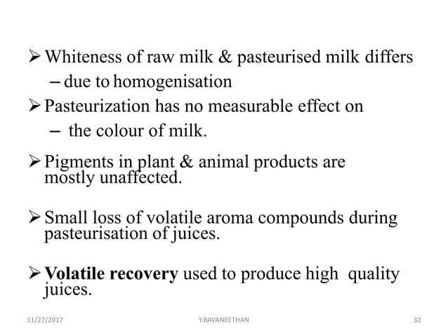 Pasteurization | PPTX | Chemistry | Science