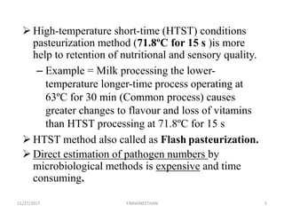 Pasteurization | PPTX