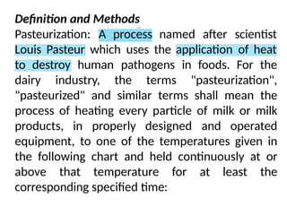 Pasteurization of Milk_Food Biotechnology.pptx
